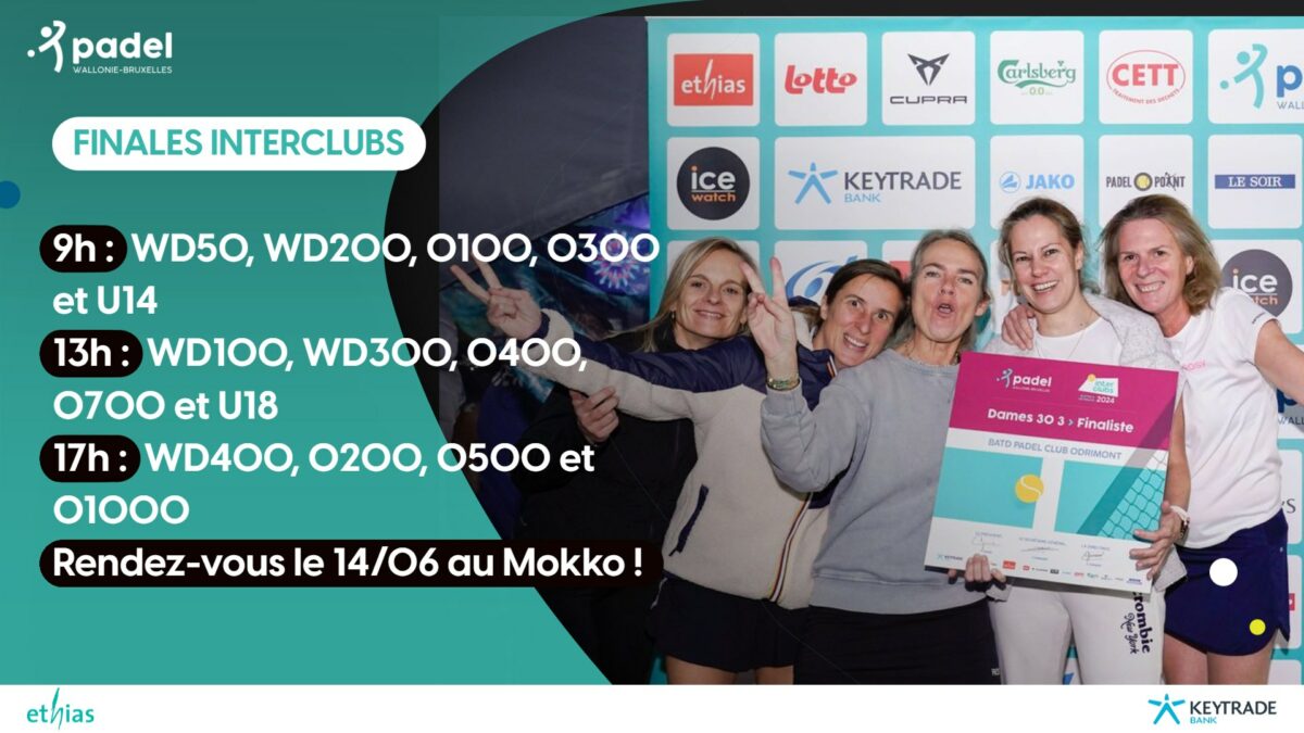 Rendez-vous ce 14 juin au Mokko pour les finales interclubs ! - Padel ...